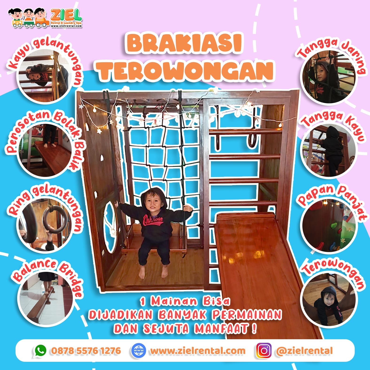 BRAKIASI TEROWONGAN di Sewa Mainan Anak dan Perlengkapan Bayi Terbaik ...